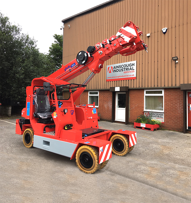 Manitex Valla delivers 12,000kg crane to Ainscough - Valla Cranes