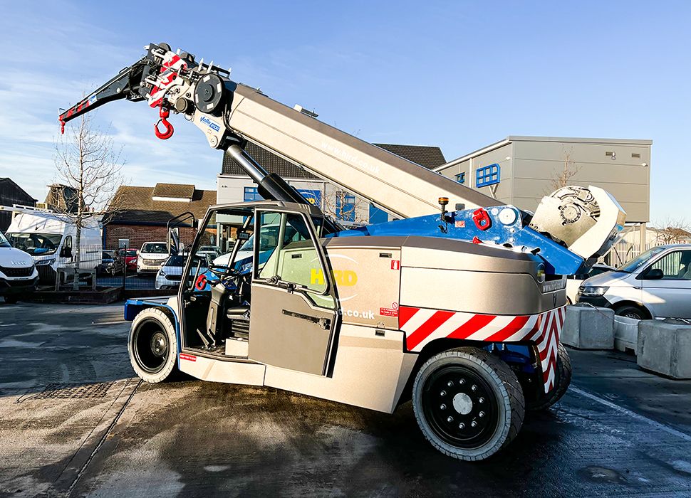 Supporting Aviation Maintenance: Manitex Valla V120R Crane Aids Duncan ...